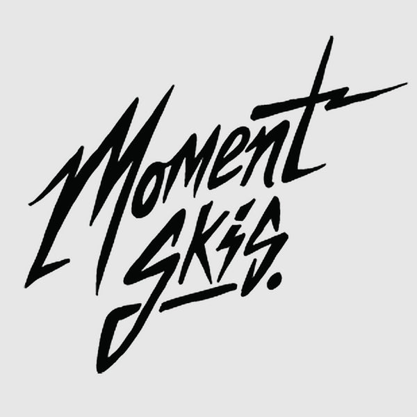 Script Die Cut Sticker - Moment Skis
